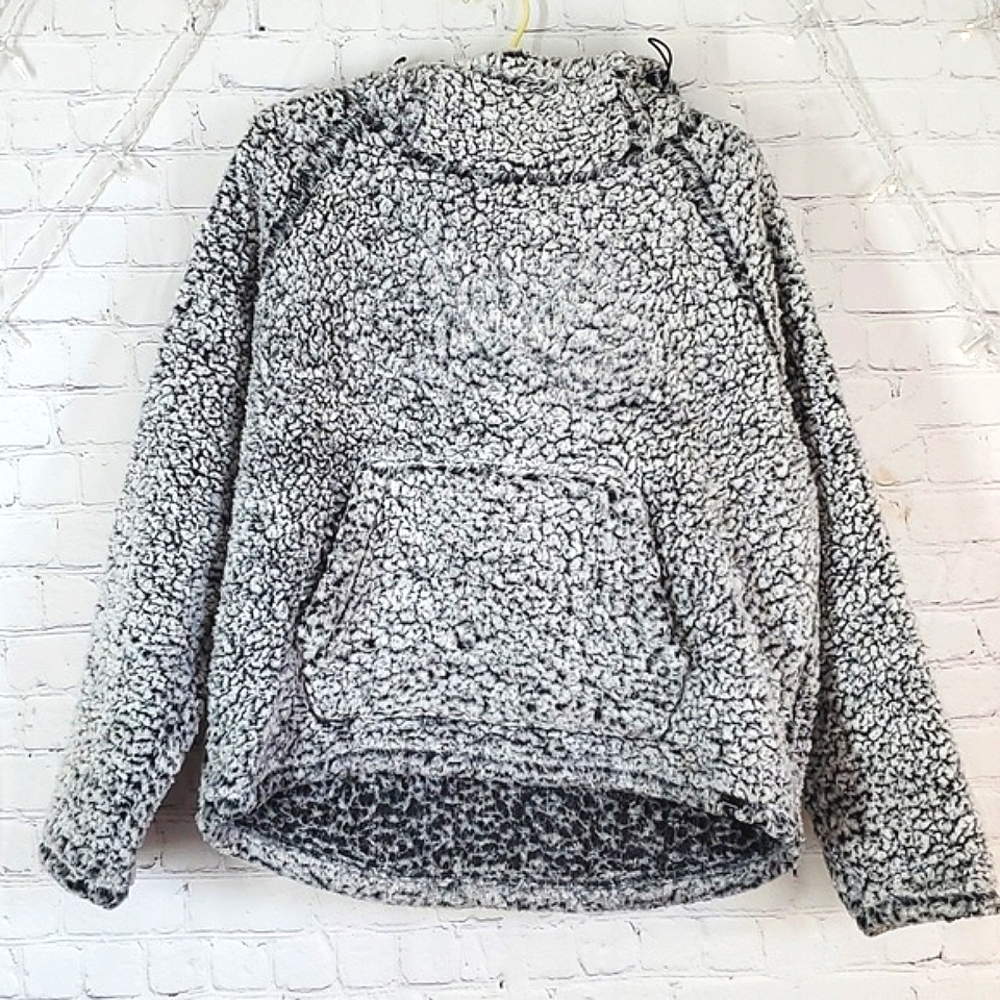 2019 Victoria's Secret Pink Light Gray Winter Sherpa … - Gem